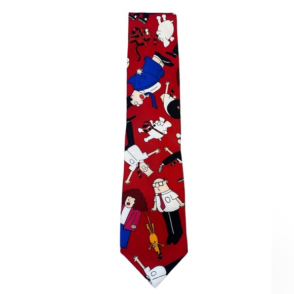 Accessories | Vintage Dilbert Friends Comic Tie | Poshmark